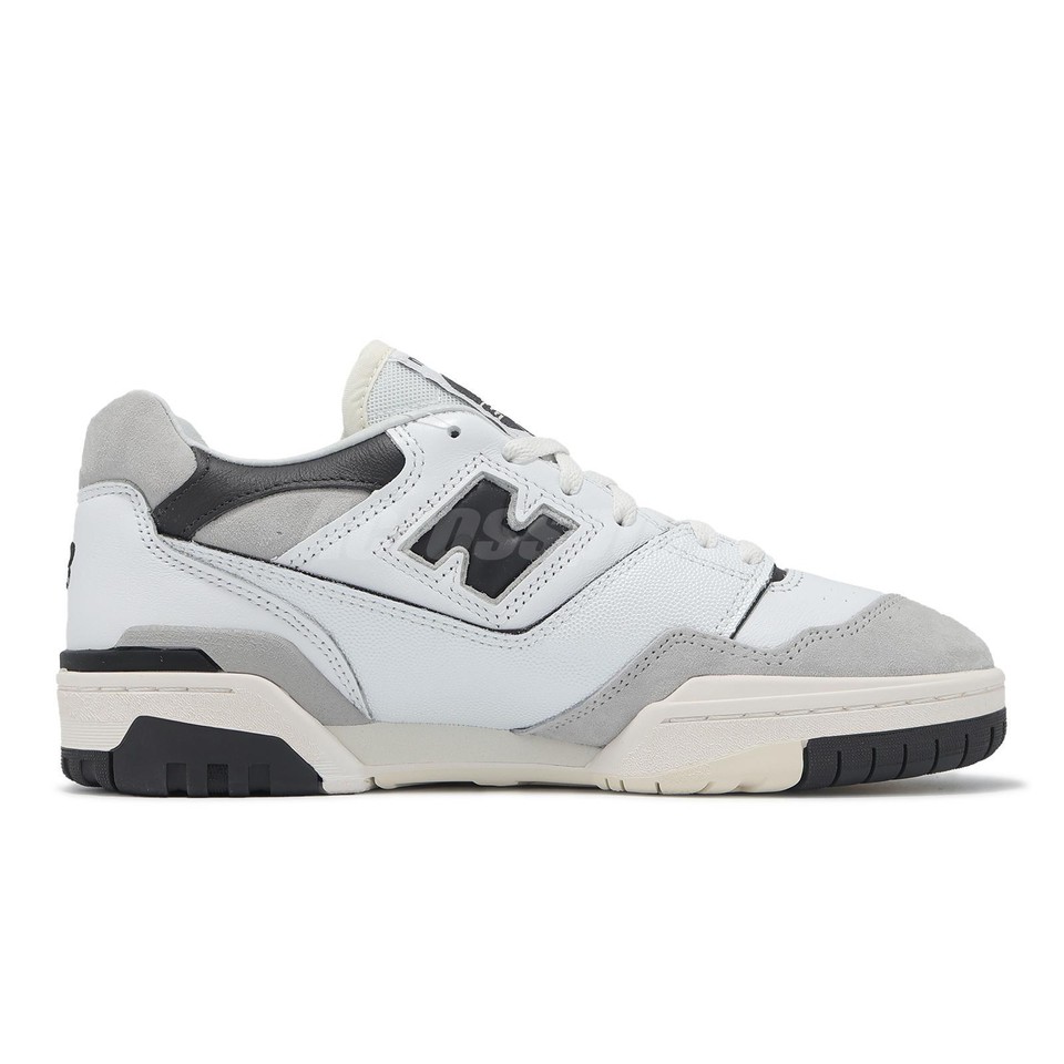 New Balance 550 NB White Grey Men Unisex Casual Shoes Sneakers BB550GWB ...