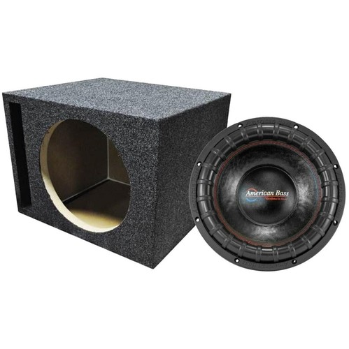 American Bass ELITE E-1244 Package 12 Inch 2400W DVC 4 Ohm Subwoofer ...