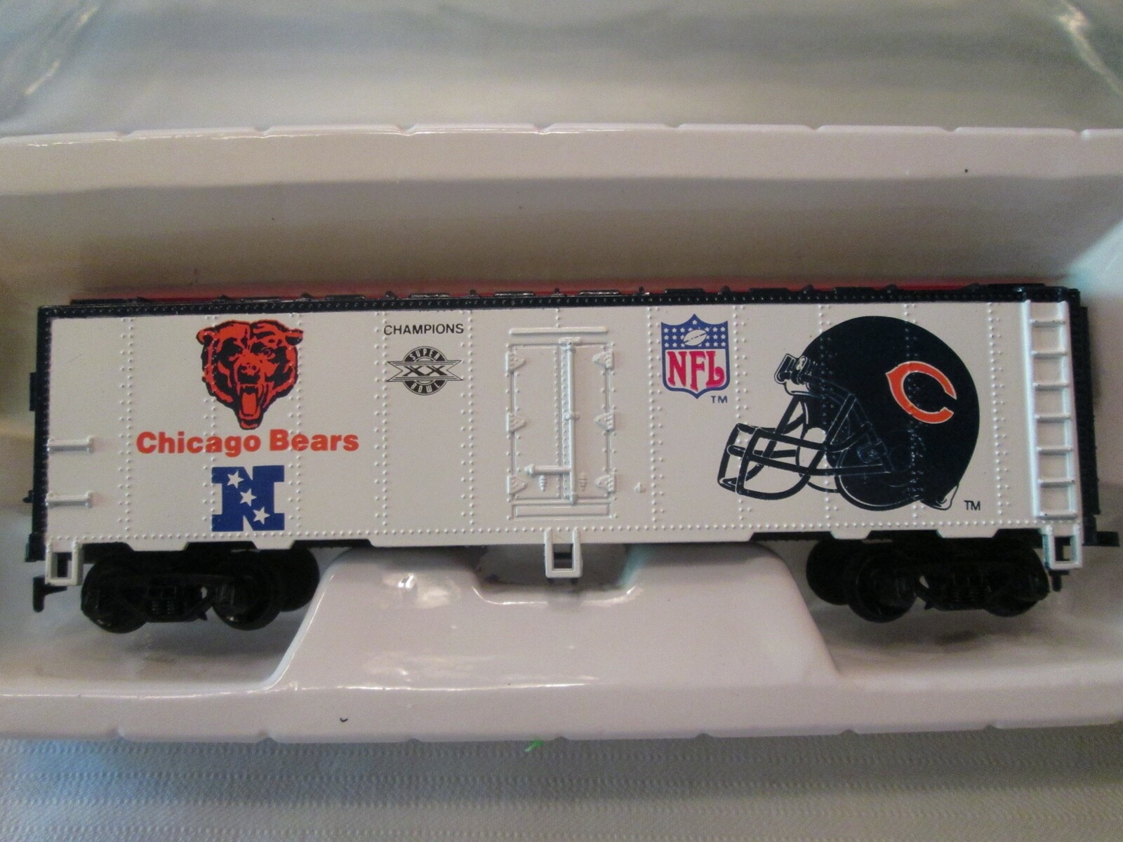 Mantua HO Scale Chicago Bears NFL Super Bowl Box Car Excellent ...