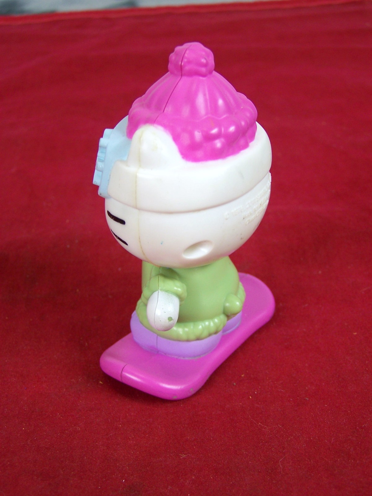HELLO KITTY BOBBLE HEAD Child’s 3.75" SANRIO MCDONALDS SNOWBOARD ...