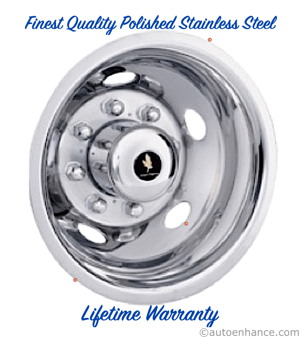 19.5" Ford F53 8 Lug 03-2004 Steel Wheel Simulator Rim Liner Hubcap ...