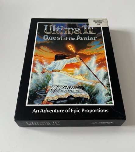ULTIMA IV Quest of the Avatar C64 Commodore 64 by Origin | eBay