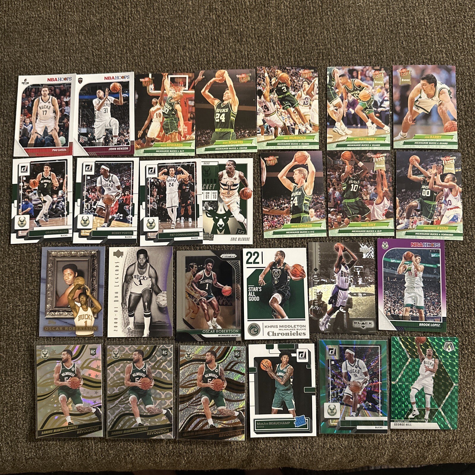 Milwaukee Bucks RC Auto (42) Basketball Card Lot Antetokounmpo ...