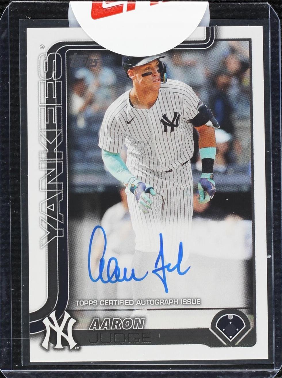 2025 Topps Series 1 - Flagship Real One Autographs Aaron Judge #300 (AU ...