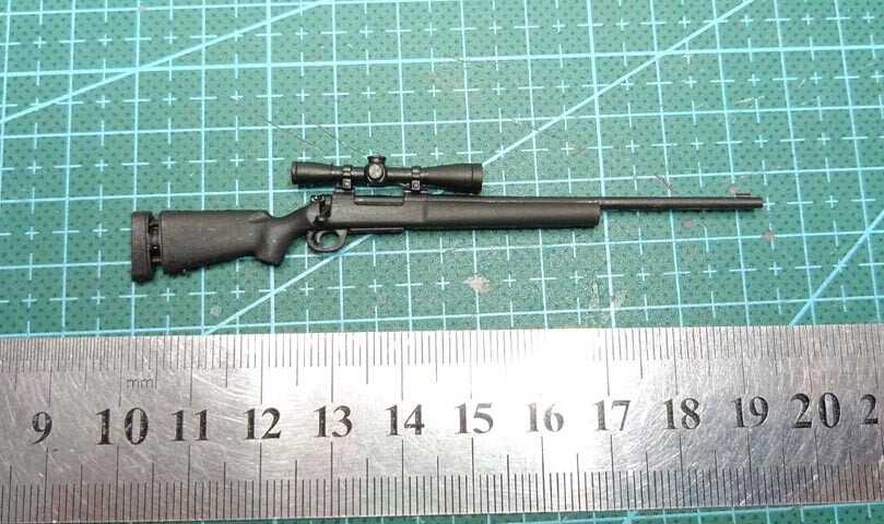 J2-07 1/12 Scale Weapon Accessory M24 Sniper Rifle Model for Shf 6 ...