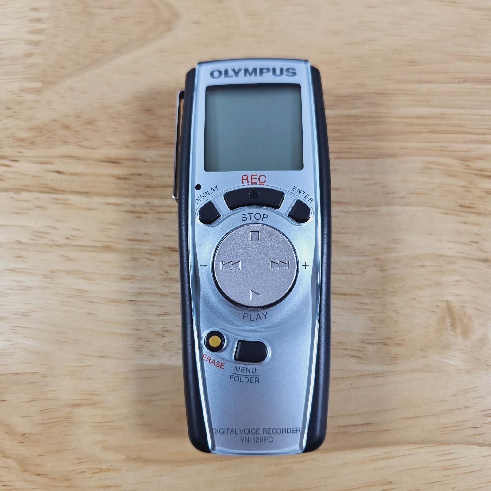 Olympus Handheld Digital Voice Recorder Model VN-120PC Silver Gray ...