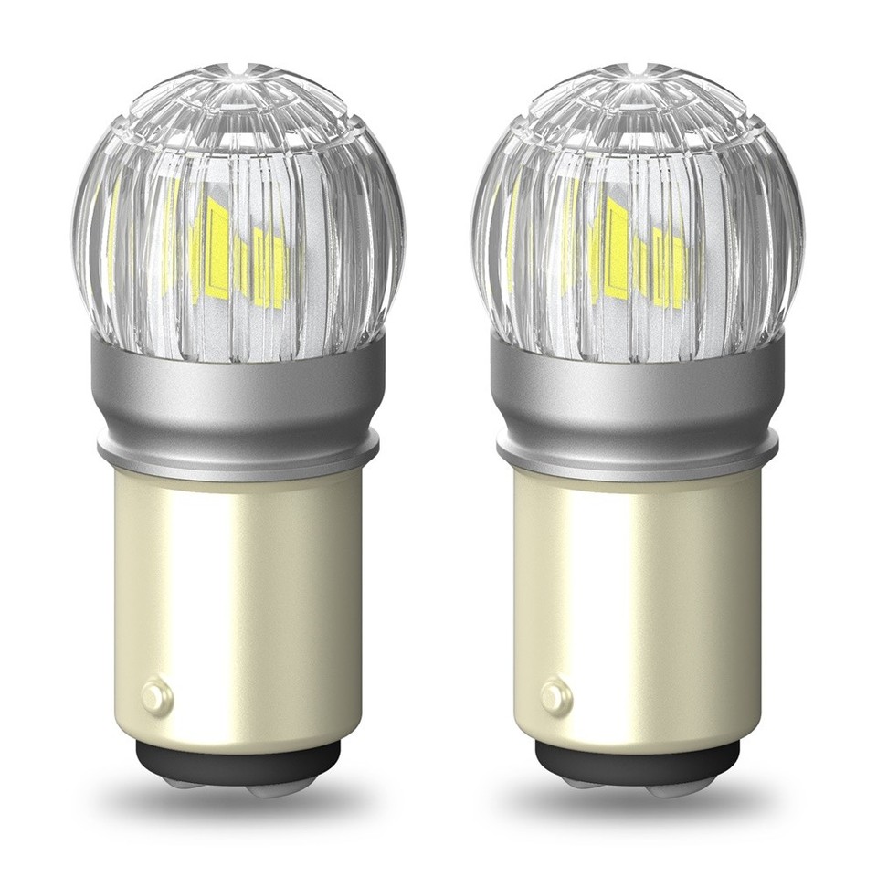 AUXITO LED 1157 7528 Turn Signal Marker Parking Lights Bulb White Lamp ...