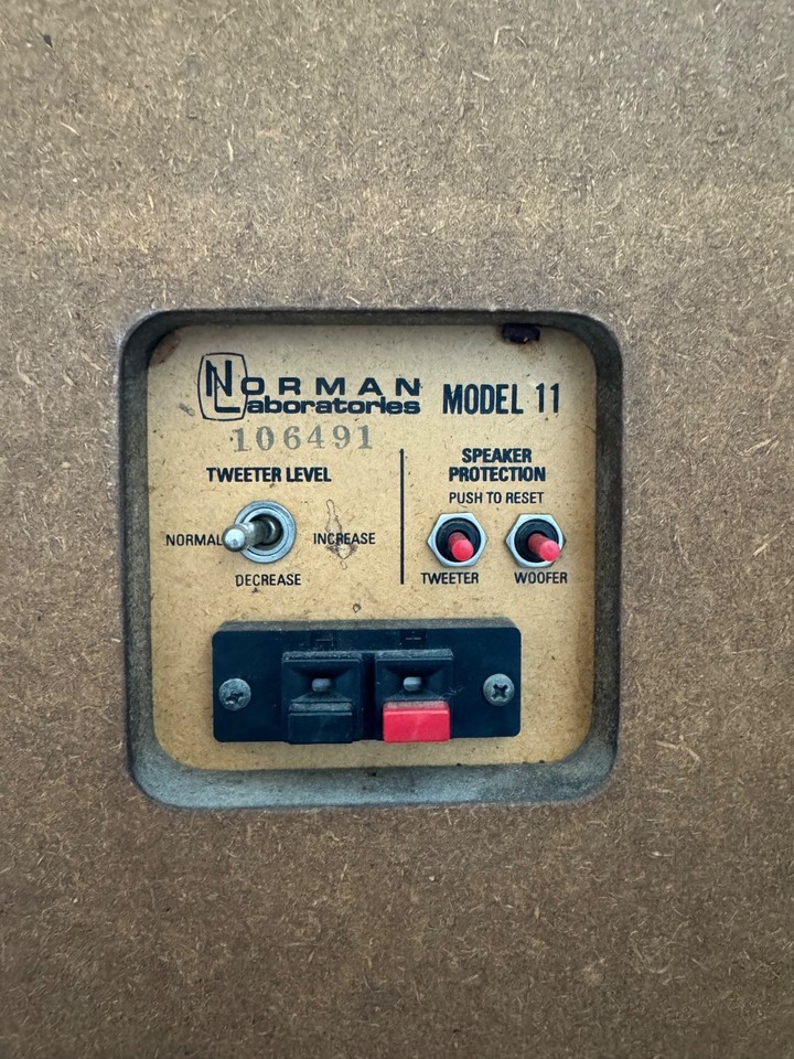Vintage Norman Laboratories model 11 speakers | eBay