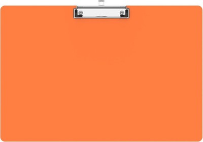 Extra Large 11X17 Clipboards Plastic Orange Drawing Boards Horizontal ...