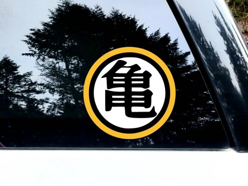 MASTER ROSHI Kanji Anime Vinyl Decal | Dbz Dragonball Z Goku Vegeta Car ...
