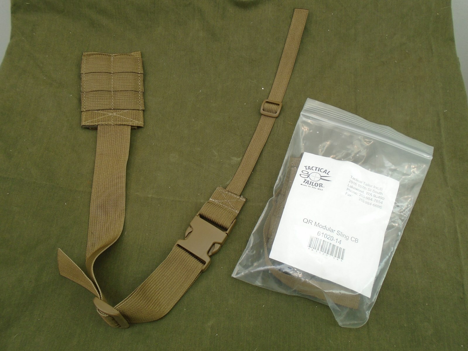 US Military OCP MultiCam Coyote Brown QR Modular Single Point Sling CB ...