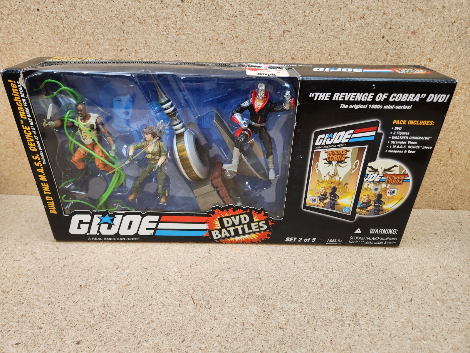 GI Joe 25th Anniversary DVD Battles Mass Device set 2/5 Weather ...