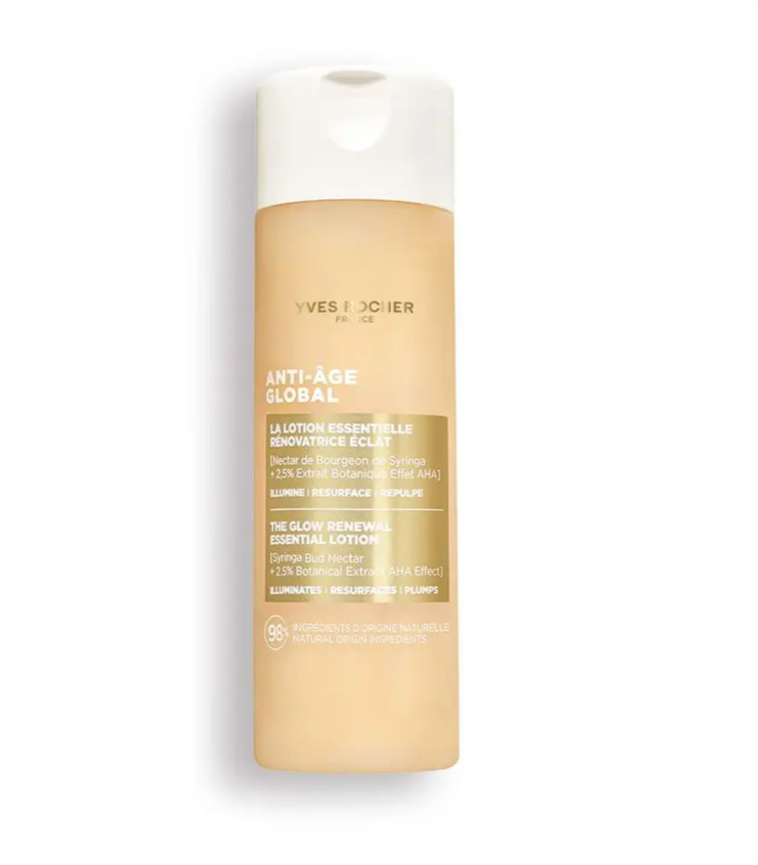 YVES ROCHER ANTI-AGE GLOBAL THE GLOW RENEWAL ESSENTIAL LOTION 122 ml ...
