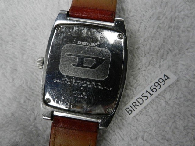 Diesel DZ-1069 Men's Solid Stainless Steel Bracelet Wristwatch *RARE ...