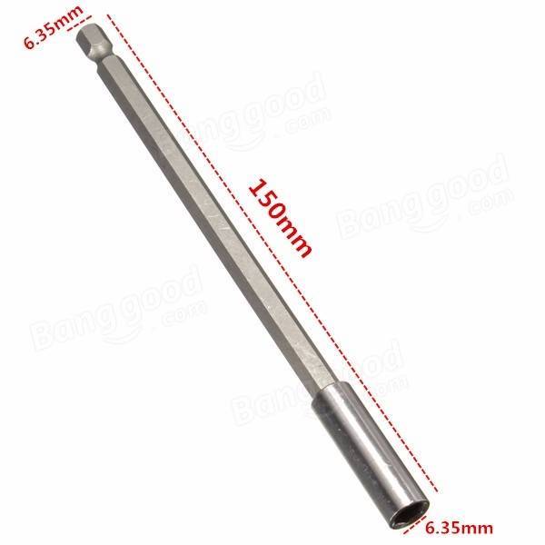 3x Magnetic Bit Extension Holder 2"/4"/6" Quick Change 1/4" Hex Shank ...