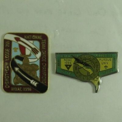 OA O Shot Caw Lodge 265 Flap Pin 1994 NOAC 1990 NOAC Pin Boy Scouts [PN ...