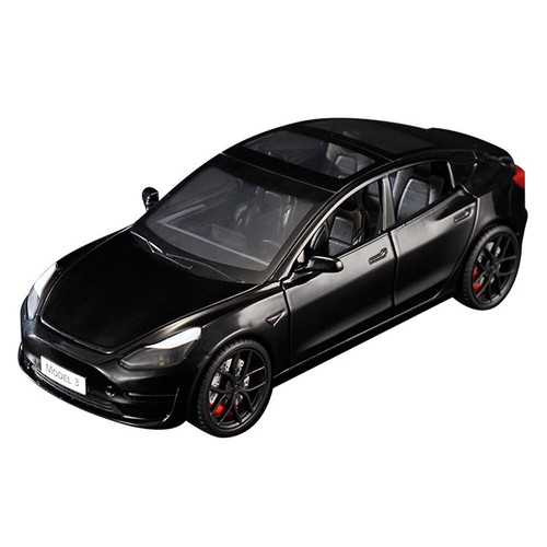 Tesla Model 3 Toy Car 1:24 Diecast Model Car Toys for Kids and Adults ...