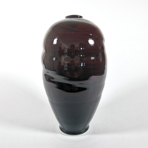 Dan Wheeler Studio Pottery Vase Spiraling Form Organic PNW Oregon ...