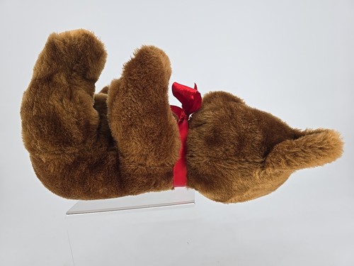 Eden Toys USA Brown Tan Rattler Teddy Bear Sitting Plush Stuffed ...