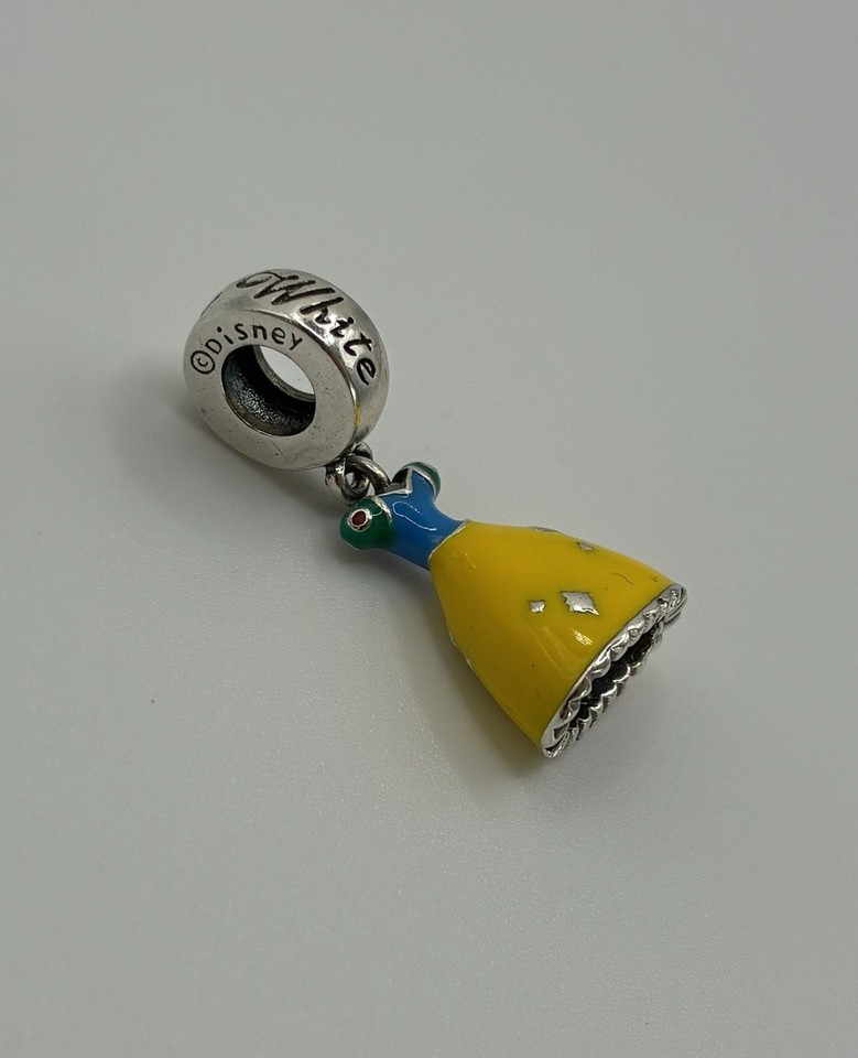 Authentic Pandora Disney Princess Snow White Dress Dangle Charm | eBay UK
