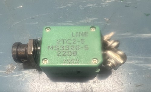 2TC2-5, MS3320-5, 5A Slim Klixon Aircraft Circuit Breaker | eBay