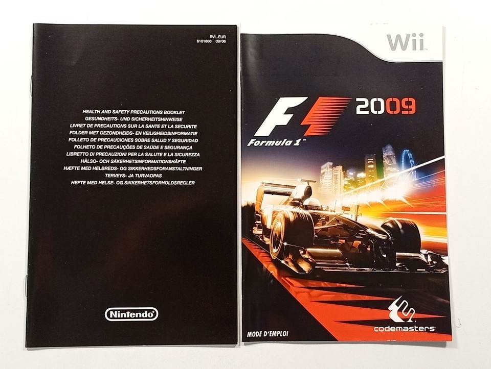 F1 FORMULA 1 2009 NINTENDO WII PAL-FRA OCCASION | eBay