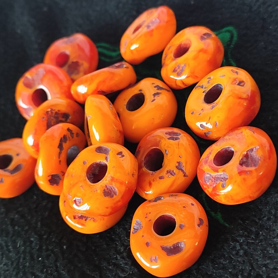 21-23mm Natural Red Orange Amber Beeswax Loose Original Stone For ...