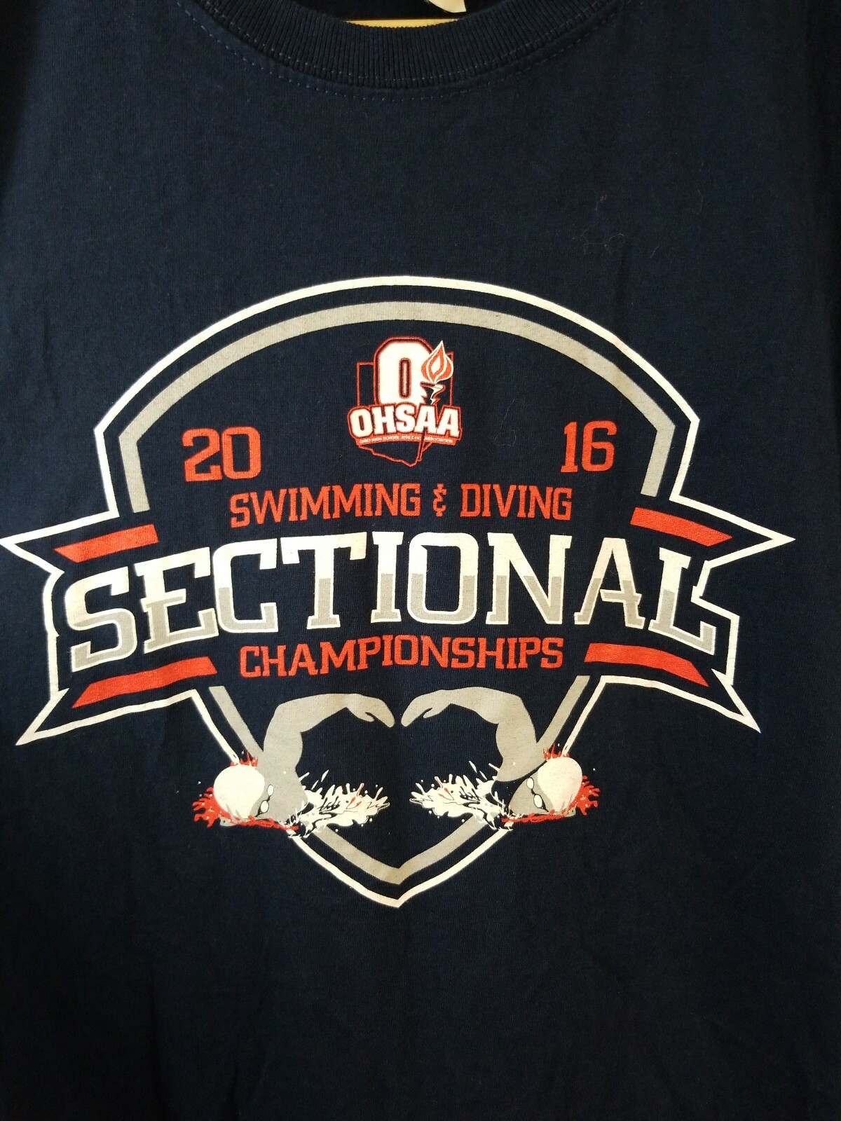 2016 OHSAA Ohio High School Swimming Diving Sectional Long Sleeve Shirt ...