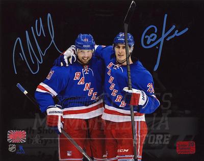 Chris Kreider Rick Nash New York Rangers Signed Autographed Spotlight ...