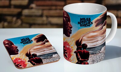 Miles Davis Bitches Brew - 11oz Tea / Coffee Mug Coaster Gift Set | eBay UK