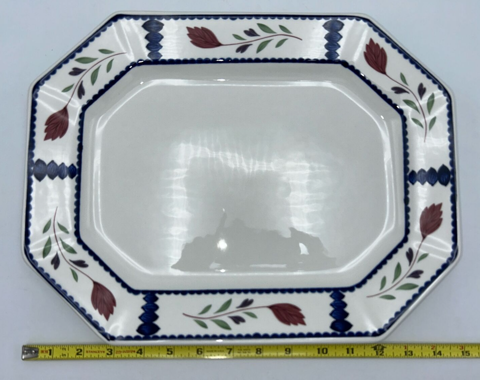 Adams Lancaster Serving Platter 14" x 11" English Ironstone Vintage ...