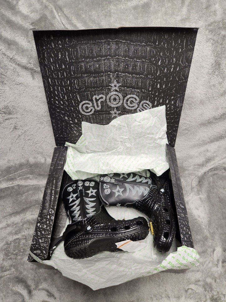 Verified Brand New. Crocs Classic Cowboy Boots M4/W6. Croctober. Fast ...