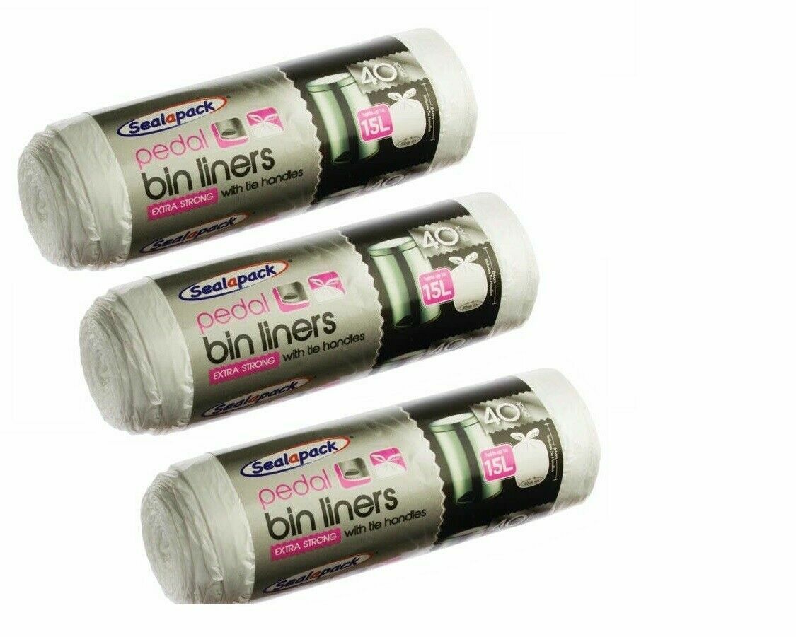 Fragranced Swing Bin Liners Waste Scented Rubbish Bags 50L/15L/30L ...