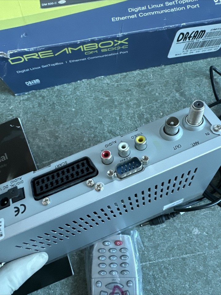 Dream Multimedia Dreambox DM 500-c Satellite Digital TV Receiver DVB ...