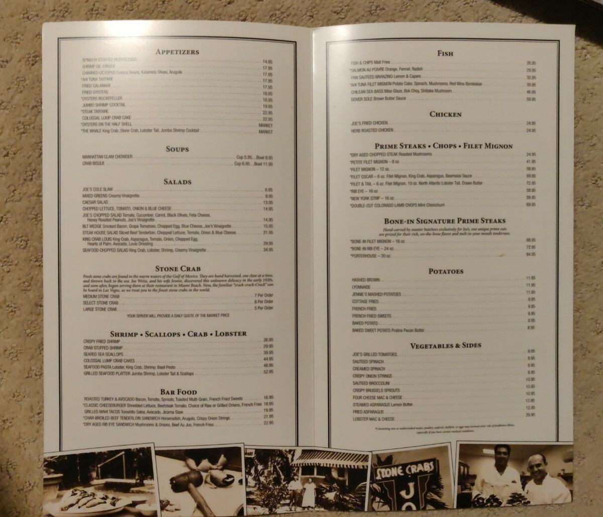 Joes Stone Crab Las Vegas JOE'S SEAFOOD, PRIME STEAK & STONE CRAB, Las