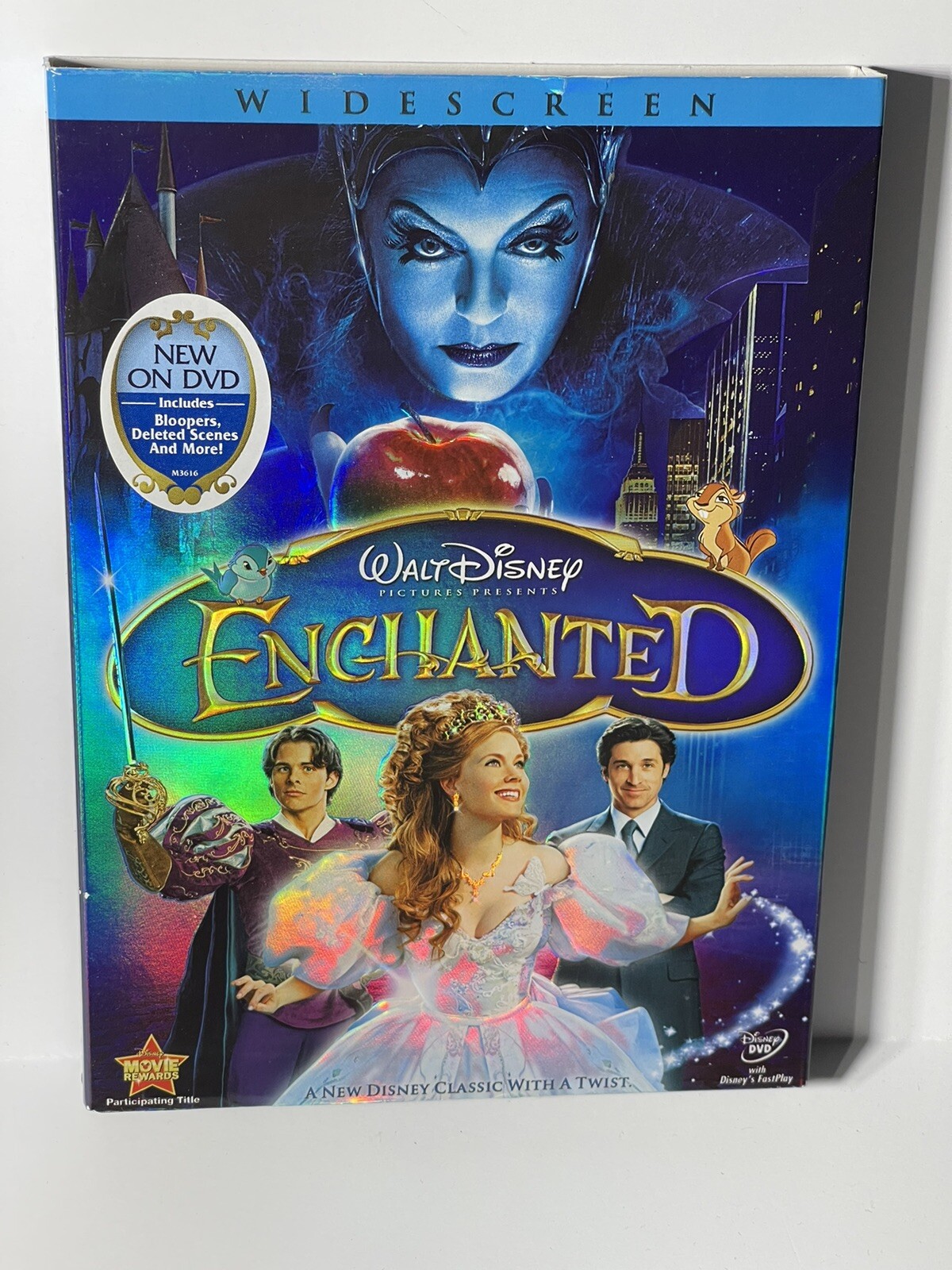 Enchanted (Widescreen Edition) - Walt Disney DVD Amy Adams w/ Slipcover ...