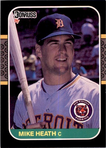 1987 Donruss Mike Heath Detroit Tigers #496 | eBay