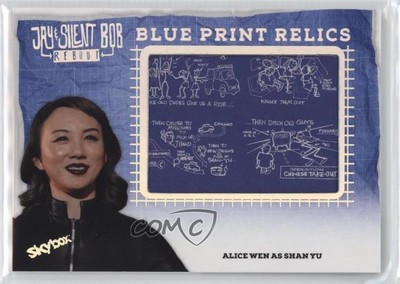 2023 Skybox Jay & Silent Bob Reboot Blue Print Relics Alice Wen as Shan ...