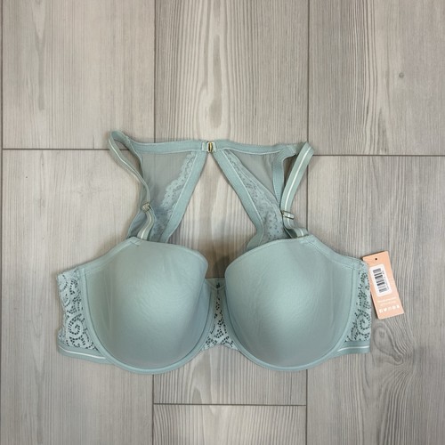 NWT ThirdLove Artisan Lace Racerback Bra Women’s 40D Light Blue ...