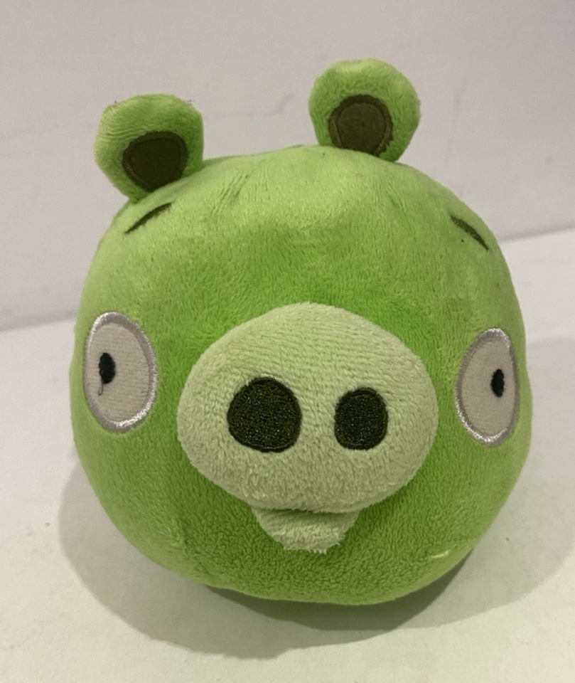 Angry Birds Green Pig Plush Bad Piggies 4” Stuffed Pillow Doll Soft Toy ...