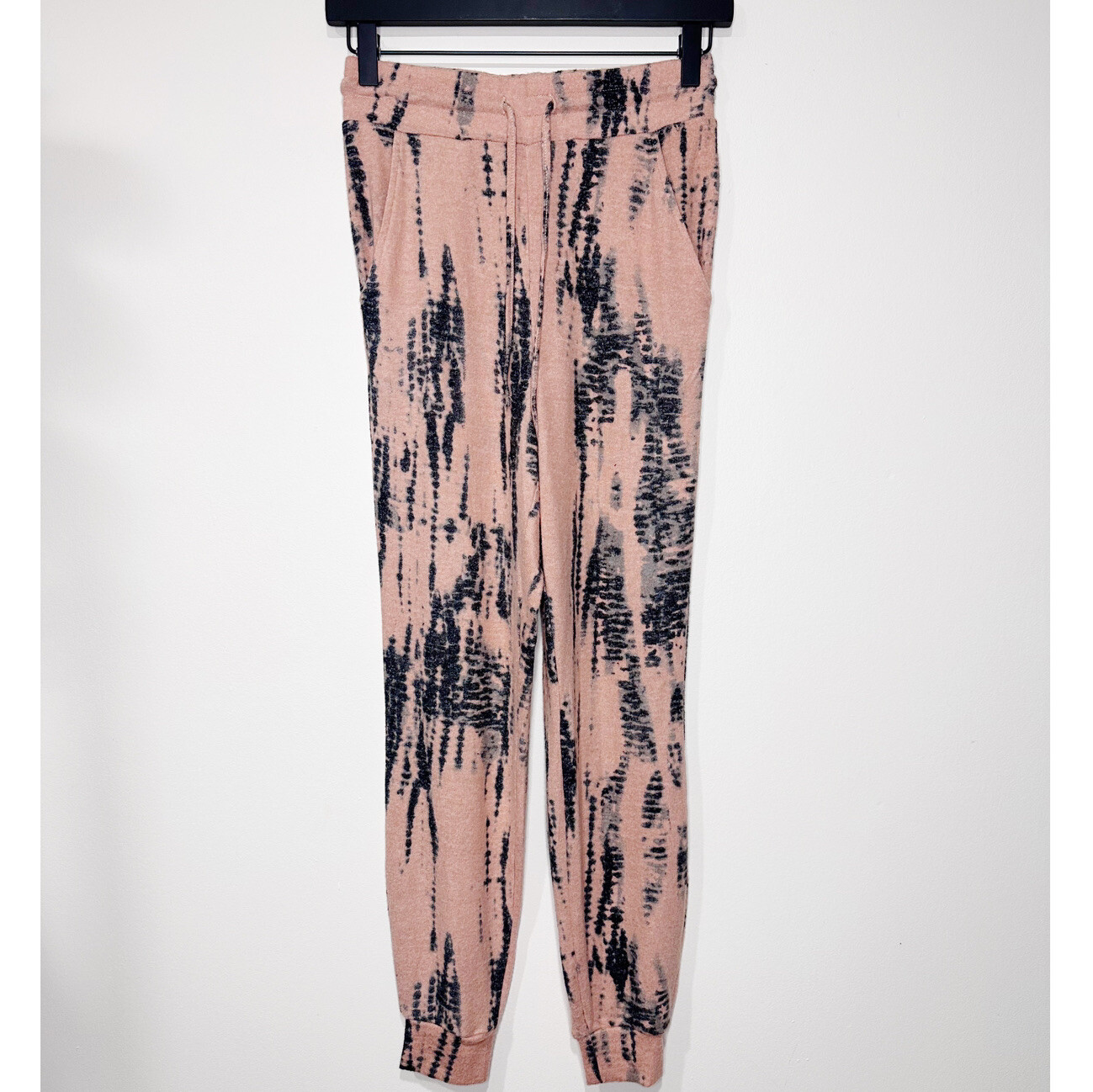 New Size XS Tie Dye Peach & Black Rayon Joggers Jogger Pants Brand ...