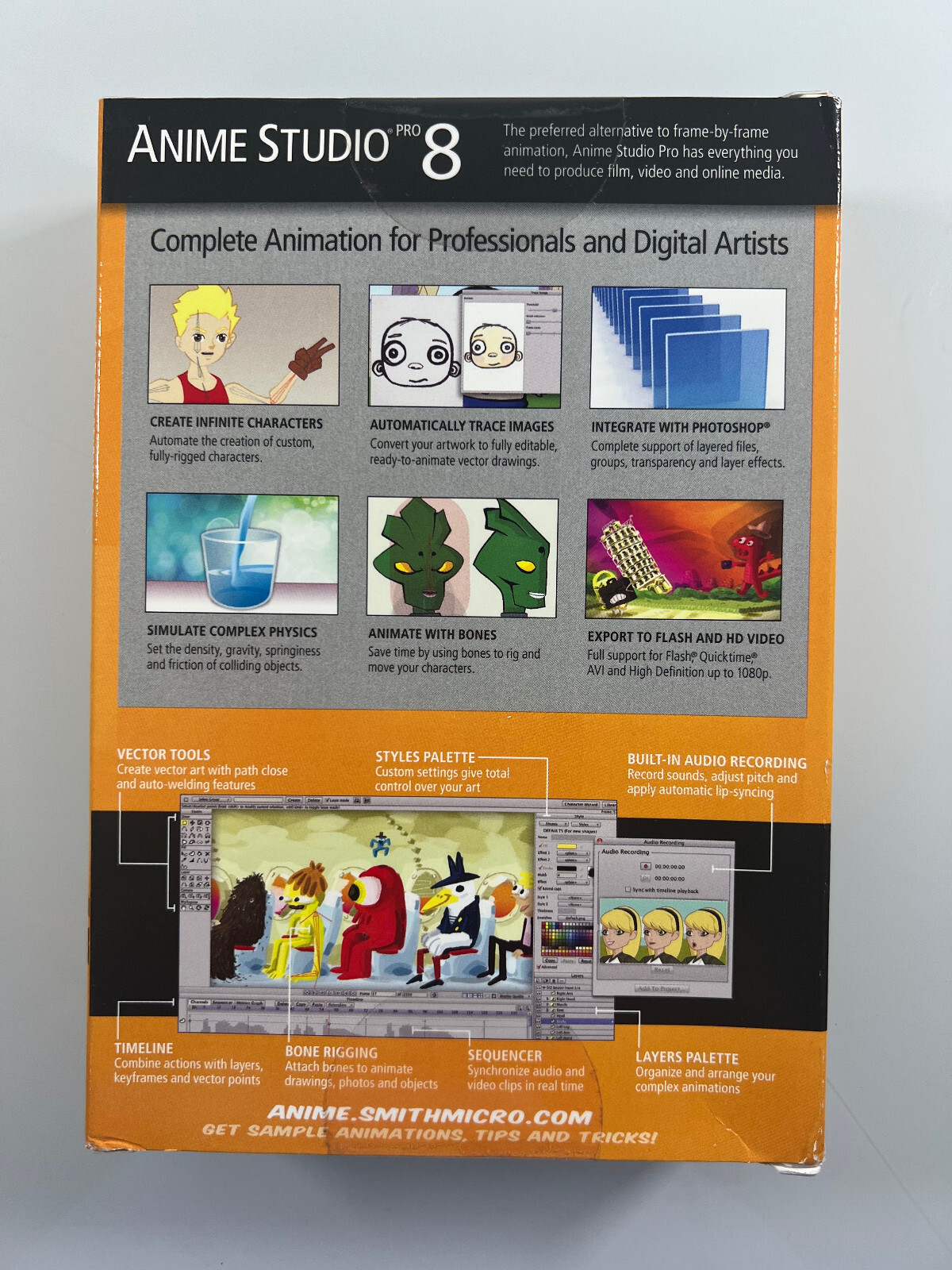 Smith Micro Anime Studio Pro 8 - Full Version for Windows ASP80HBX2 for ...