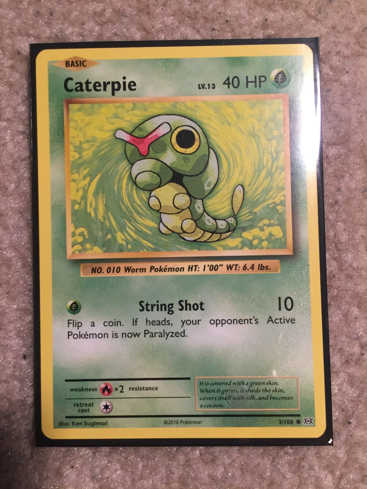 2016 Pokemon XY: Caterpie Evolutions Set 3/108 | eBay
