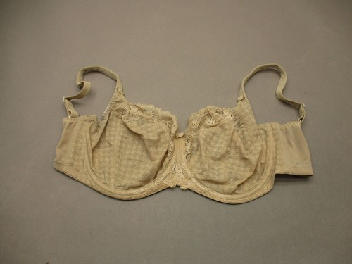 30J PANACHE Womens Beige Lace Unlined Underwire Back Closure Demi Bra ...