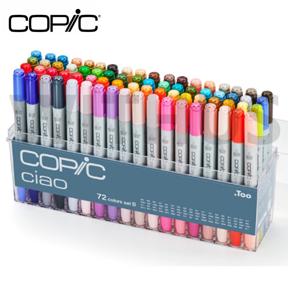 Copic Marker 72 Piece Ciao Set B Twin Tipped - Artist Markers Anime ...