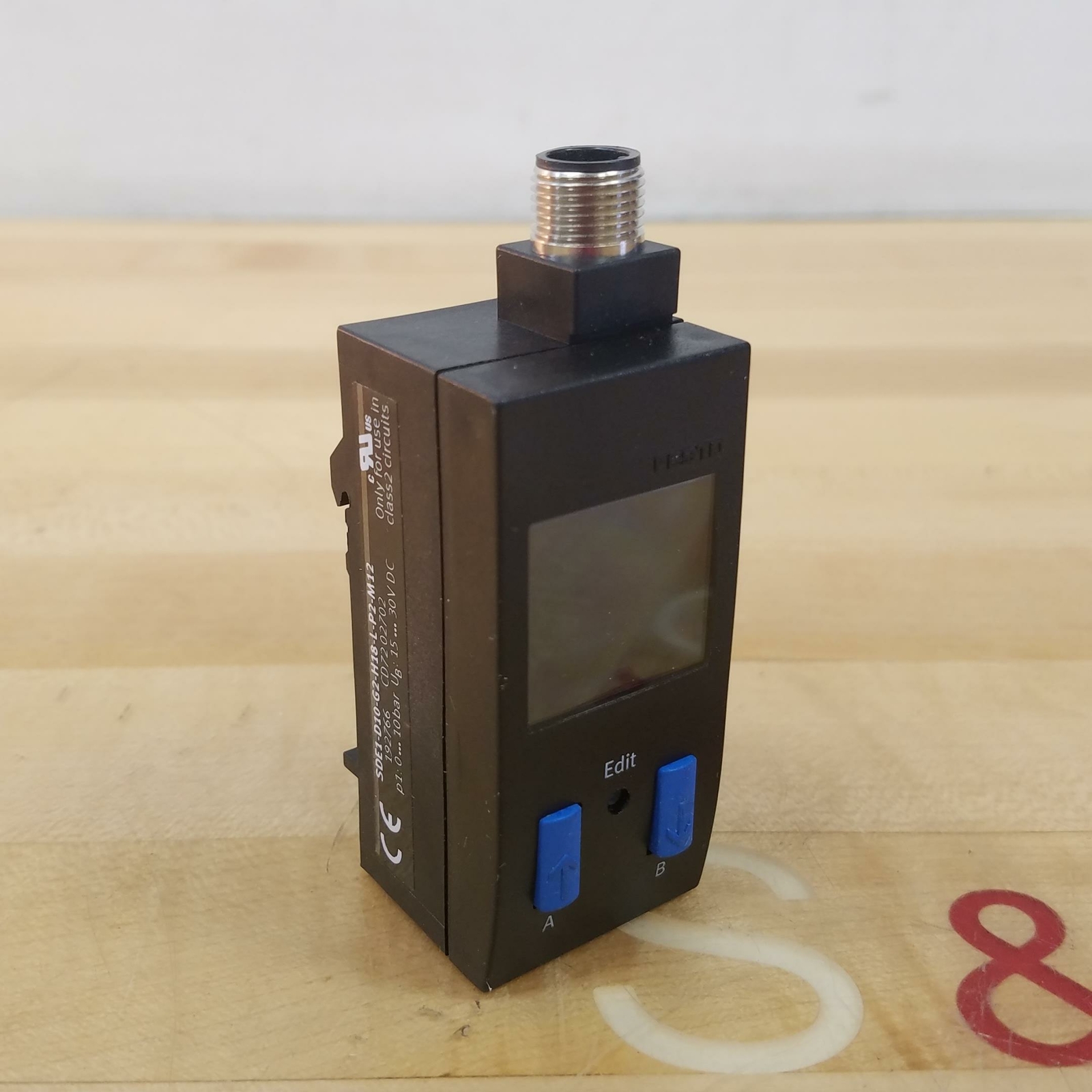 Festo SDE1-D10-G2-H18-L-P2-M12 Pressure Sensor 0-10bar 15-30VDC 192766 ...