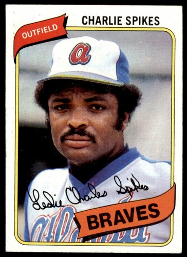 1980 TOPPS CHARLIE SPIKES. ATLANTA BRAVES #294 | eBay
