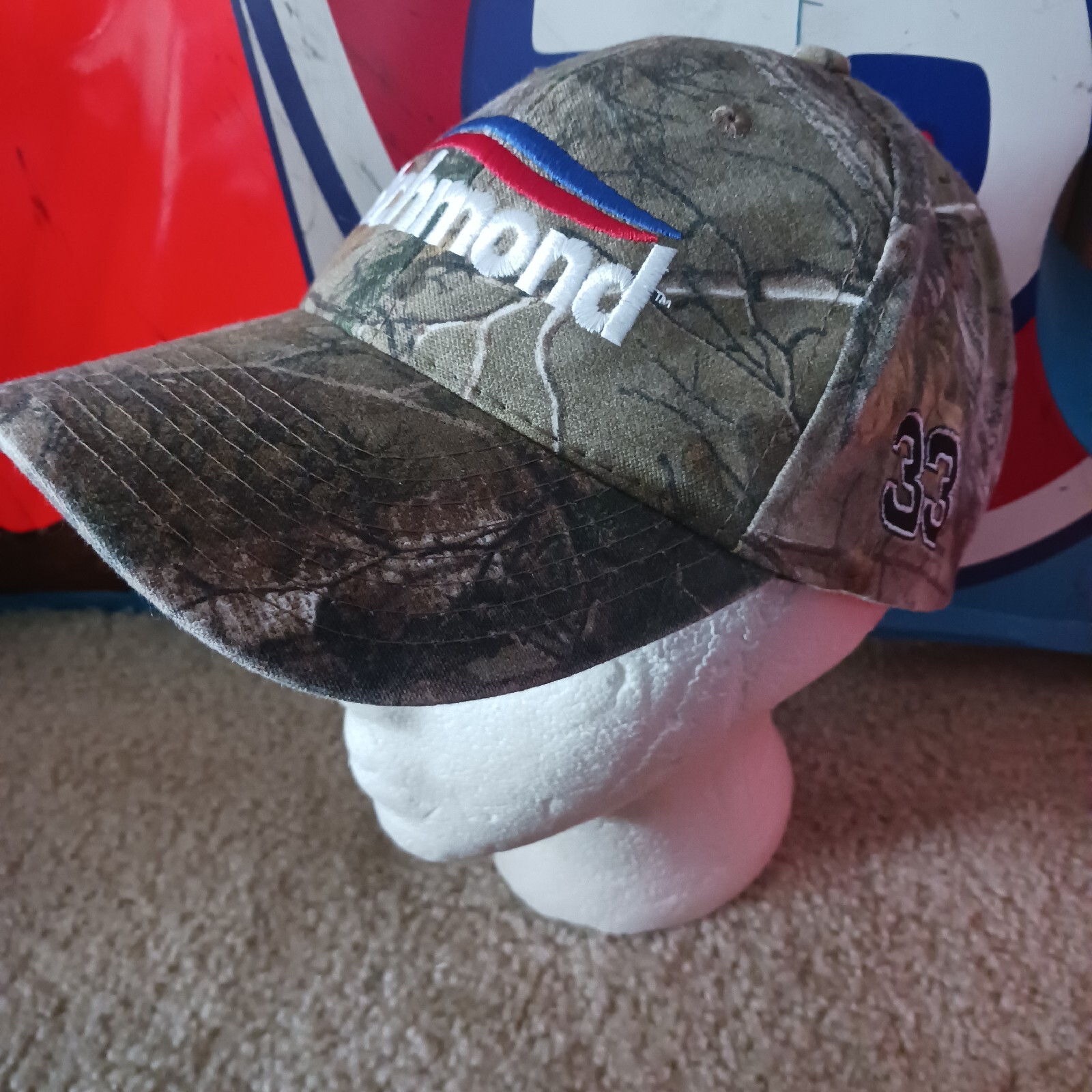 RCR Menards Richmond #33 Camo Hat NASCAR Richard Childress Racing ...