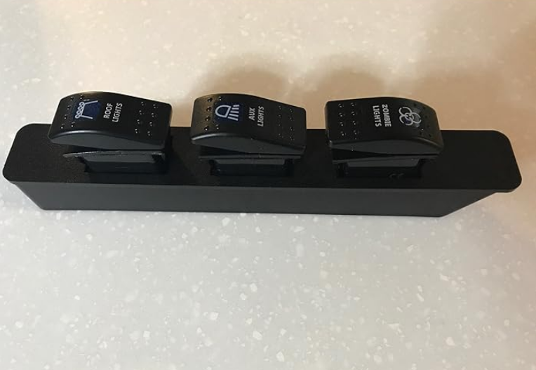 Ford F-150 Center Console Switch Panel | 2015–2020 | 3 Rocker Slot ...