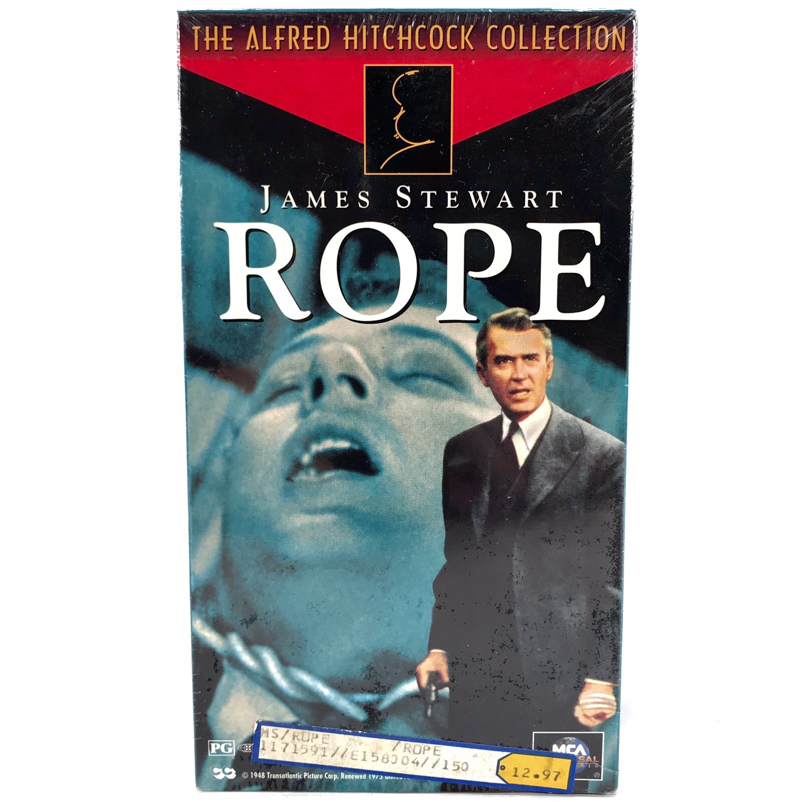 Rope Alfred Hitchcock VHS 1995 James Stewart New Sealed 96898011037| eBay